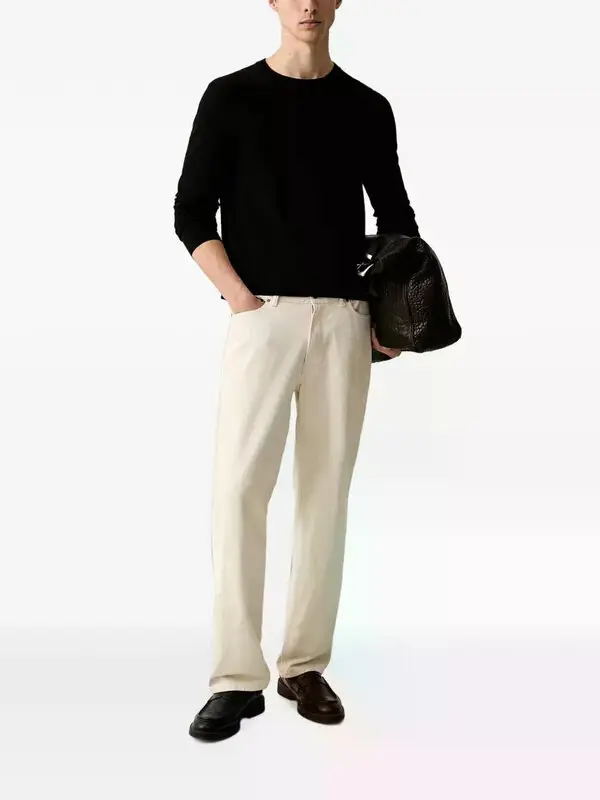 TRUSSARDI Logo-embroidered Crew-neck Sweater