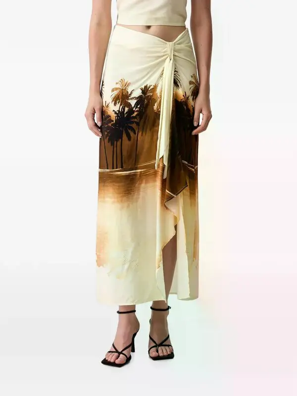 VICOLO Palm-print Knotted Set