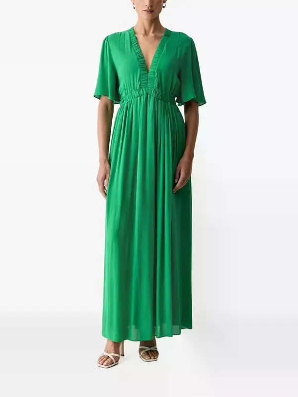 MORGAN Pleated Maxi Dress