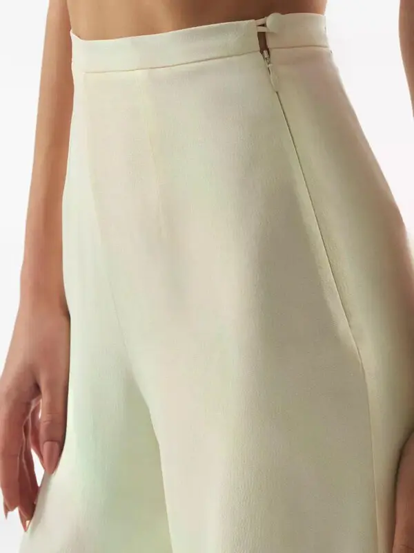 TALLER MARMO Marlene Corniche High-waist Trousers - Neutrals