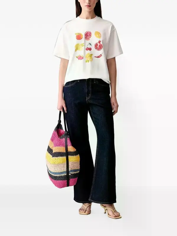 NEVER FULLY DRESSED Fruit-print T-shirt