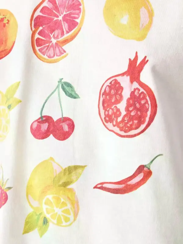 NEVER FULLY DRESSED Fruit-print T-shirt