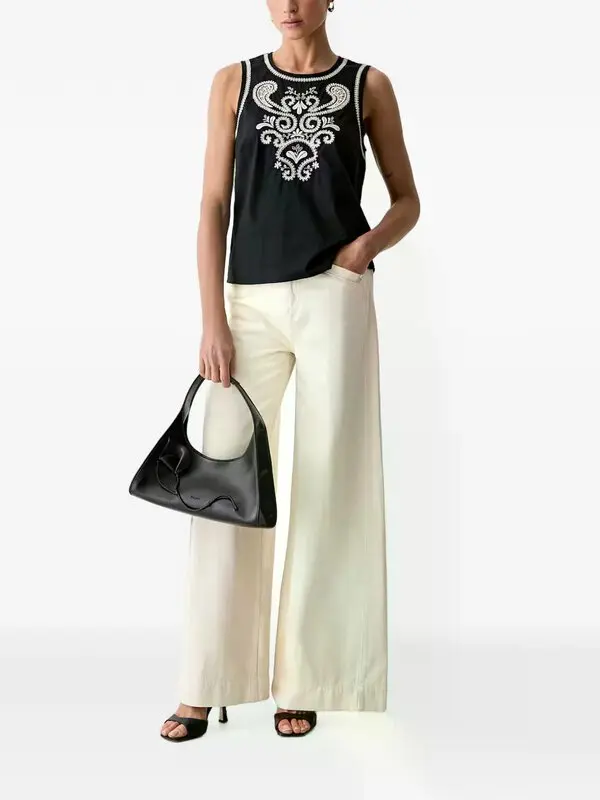 MORGAN Embroidered-details Blouse