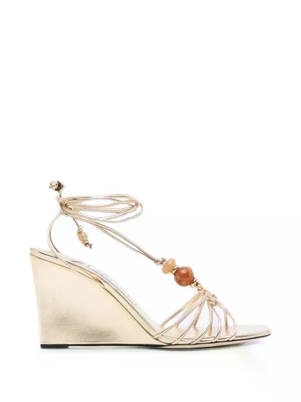 JIMMY CHOO Lova Wedge 85 - Gold