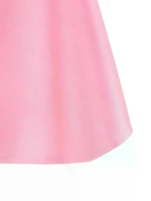 Alberta Ferretti Cropped Cape With Boat Neck - Pink