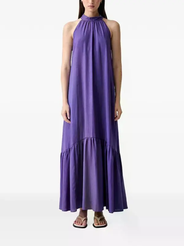 VICOLO Bow-detail Maxi Dress