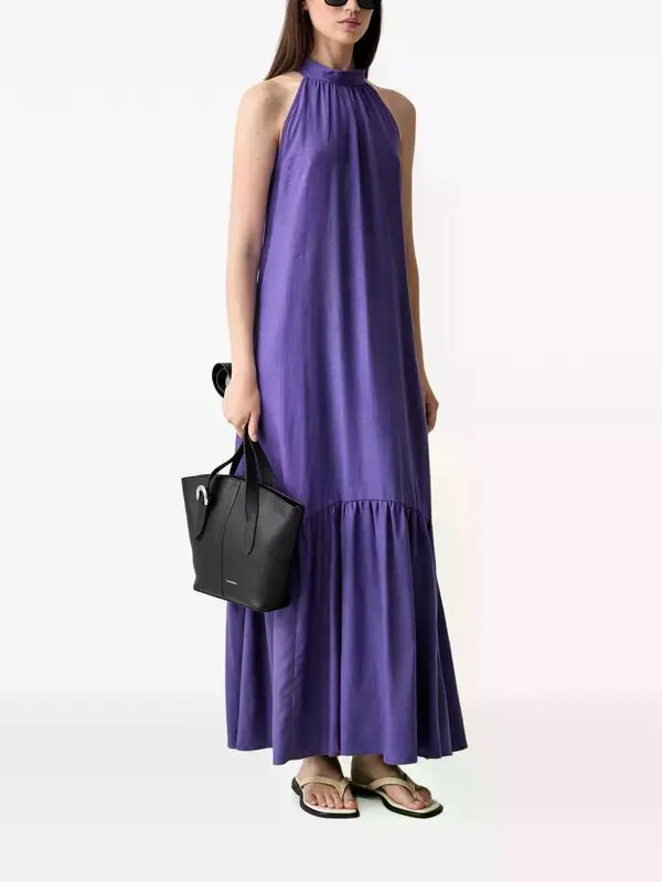 VICOLO Bow-detail Maxi Dress