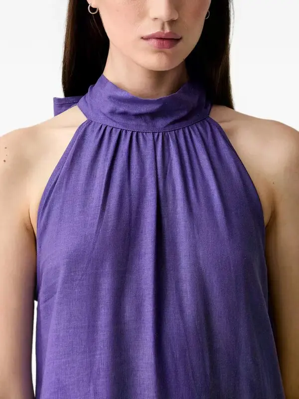 VICOLO Bow-detail Maxi Dress