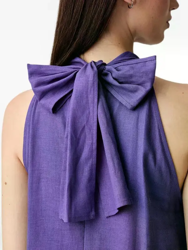 VICOLO Bow-detail Maxi Dress