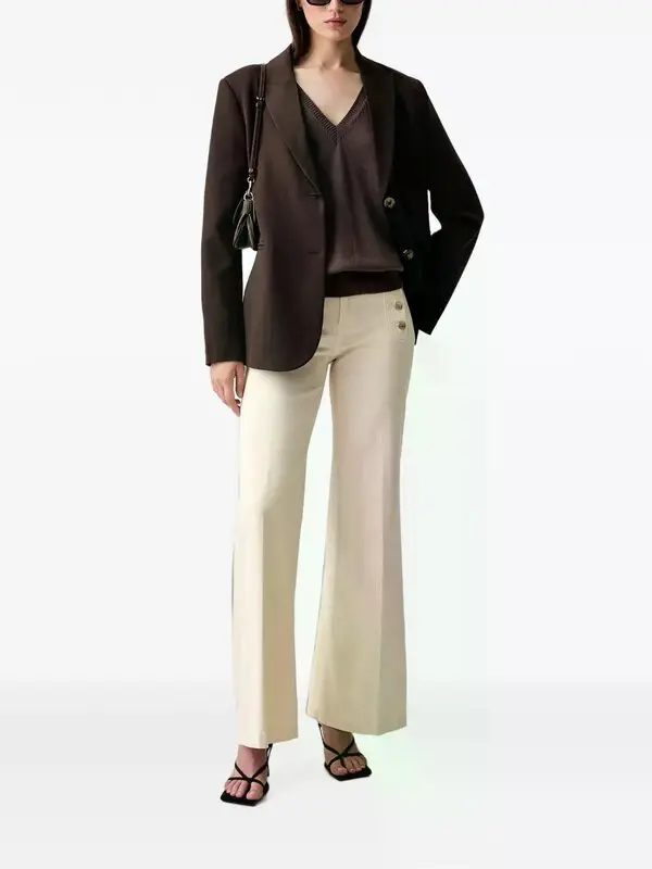 VICOLO Argyle-pattern V-neck Sweater