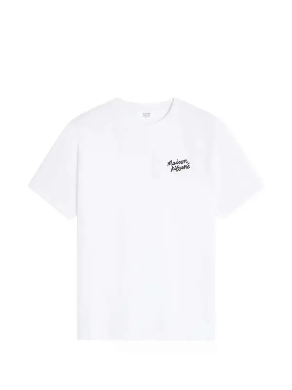Maison Kitsuné Logo-print T-shirt - White
