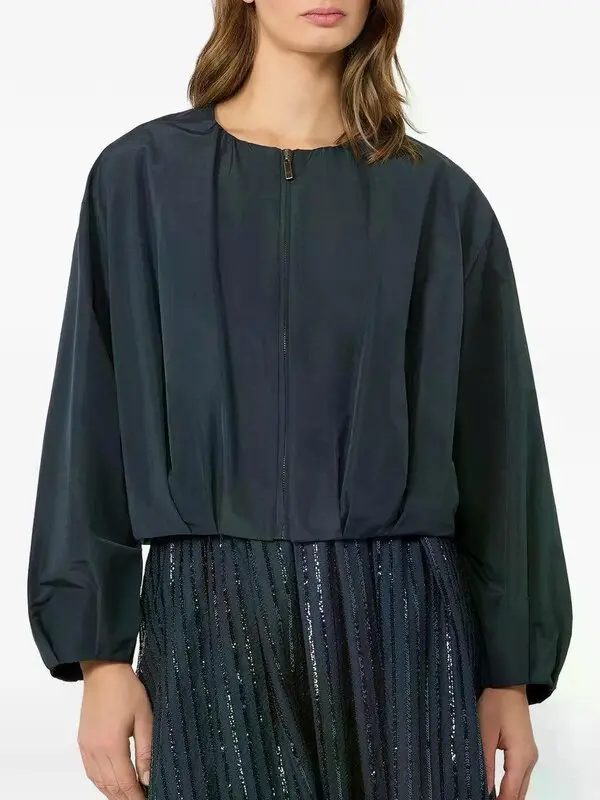 Max Mara Cropped Zip-up Jacket