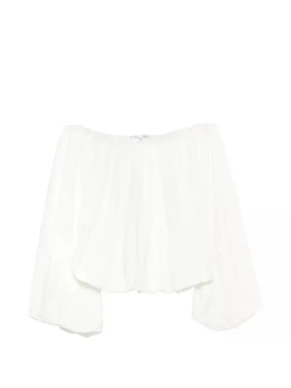 Dorothee Schumacher Off-shoulder Puff-sleeve Top - White