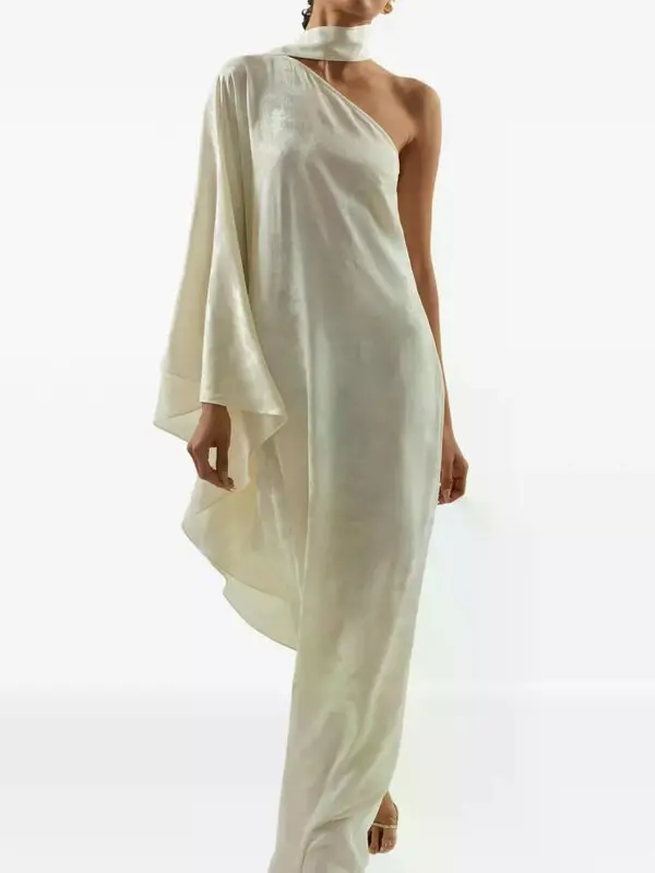 TALLER MARMO Ubud Toile One-shoulder Maxi Dress