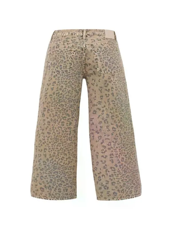 Citizens Of Humanity Leopard-print Straight-leg Jeans