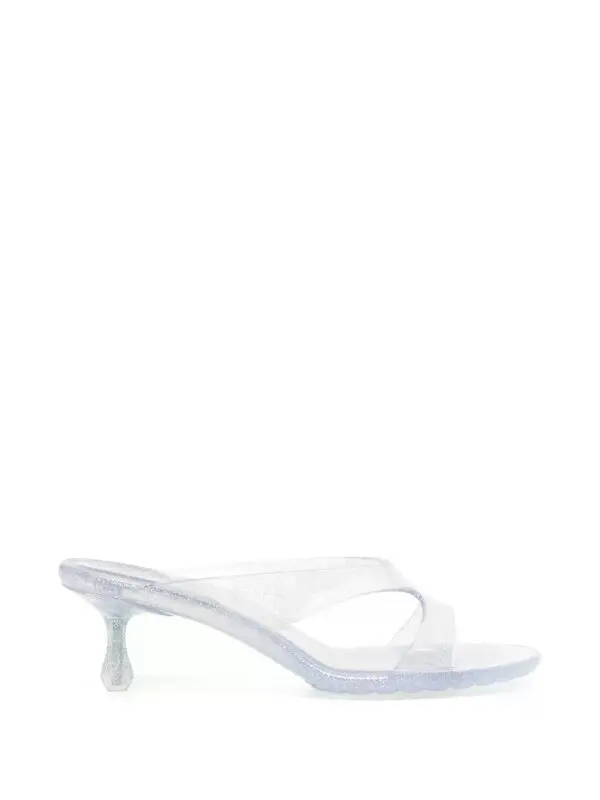 JIMMY CHOO Jelly Drop 50 Sandals - Silver