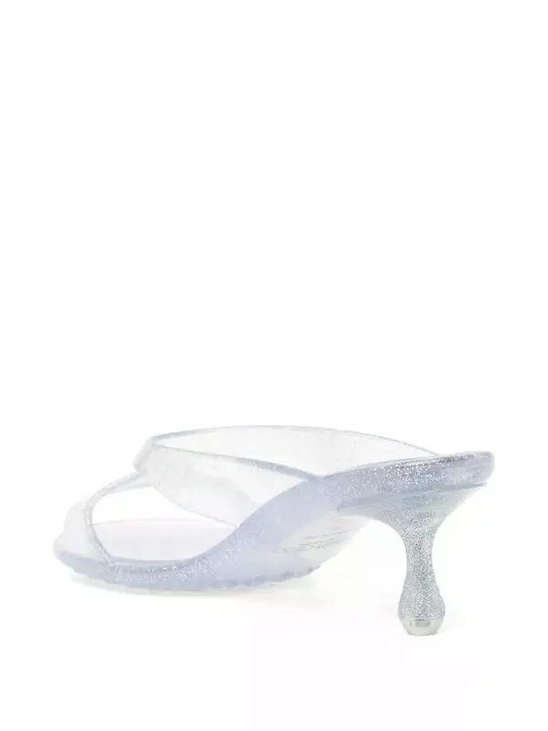 JIMMY CHOO Jelly Drop 50 Sandals - Silver