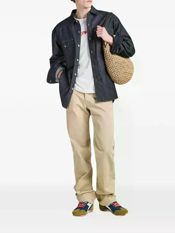 JW Anderson Small Bulb Bag In Woven Raffia
