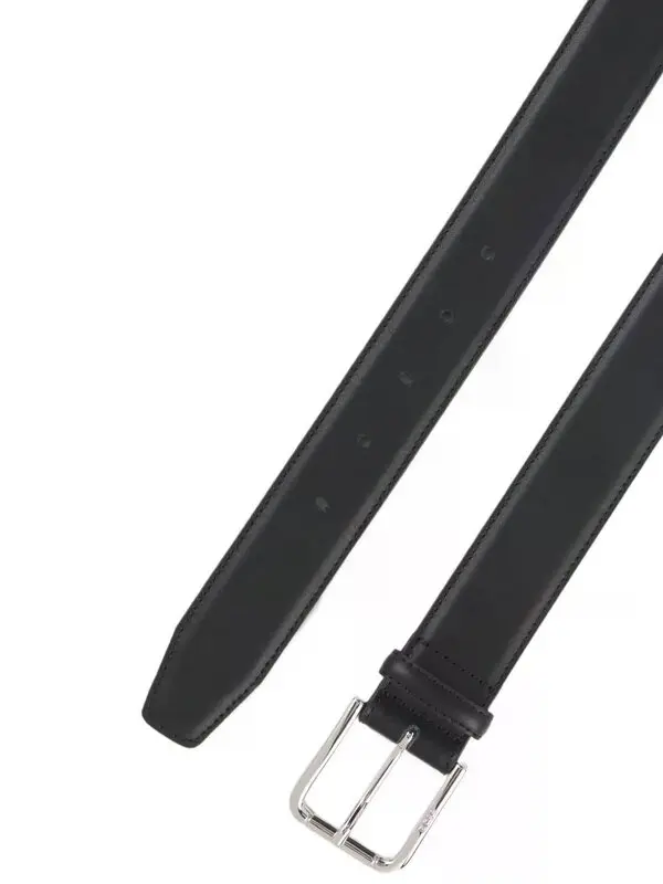 BOSS Leather Belt With Pin Buckle