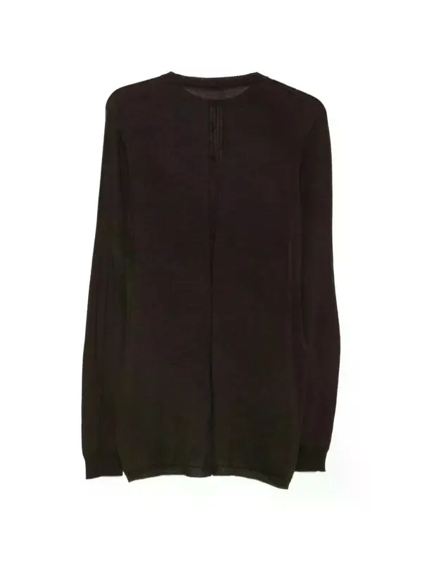 Rick Owens Crew Neck Long Sleeve Sweater