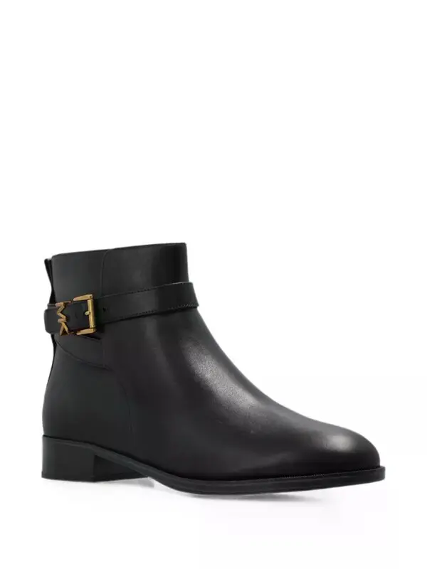 Michael Kors Rachel Buckle-strap Ankle Boots - Black