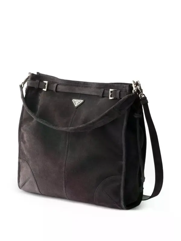 Prada Bonnie Suede Shoulder Bag