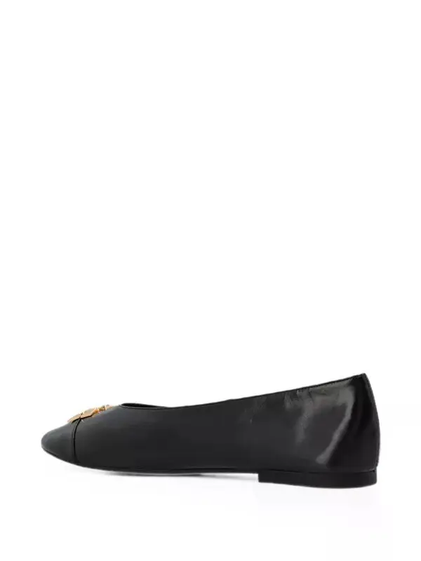 Tory Burch Charlie Logo-plaque Ballet Flats