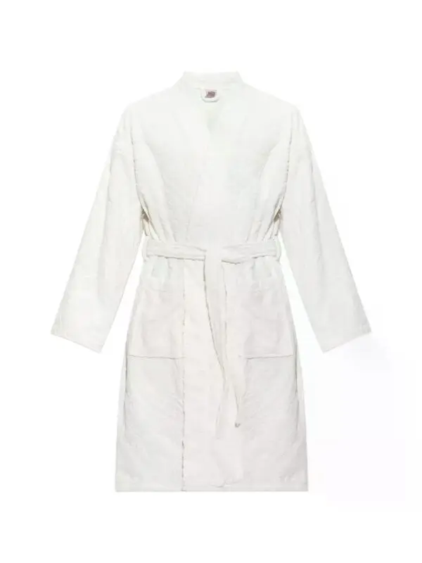 Etro Paisley-jacquard Bathrobe - White