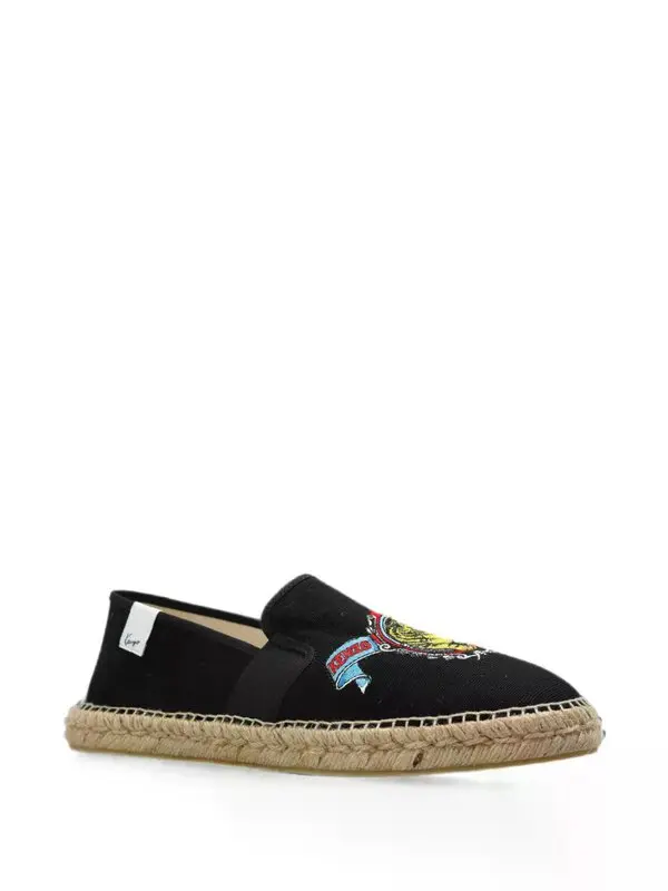 Kenzo Tiger-embroidered Espadrilles