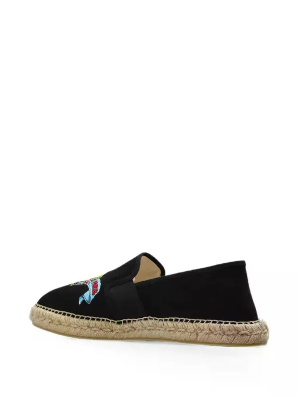Kenzo Tiger-embroidered Espadrilles