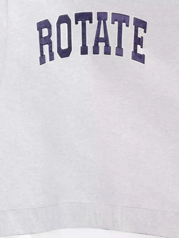 ROTATE BY BIRGER CHRISTENSEN Logo Appliqué Sweatshirt