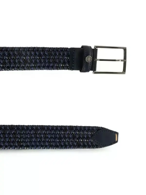 Paul & Shark Braided Leather Belt
