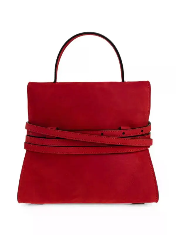 Moschino Tie Me Suede Tote Bag