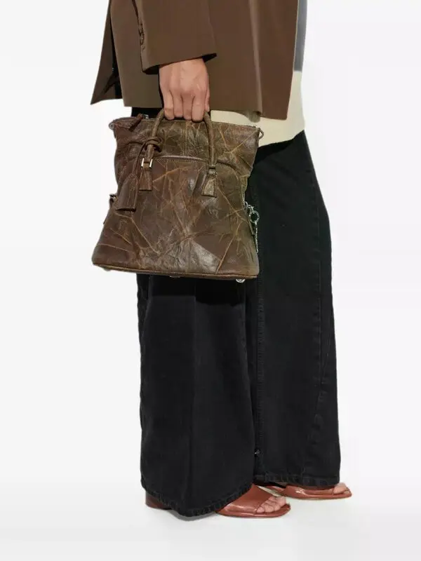 MAISON MARGIELA Mini 5ac Leather Tote Bag