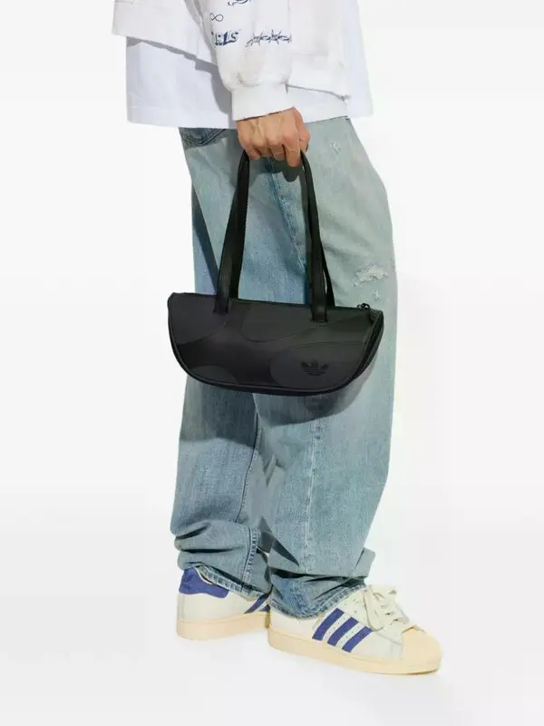 Adidas Small Logo-patch Panelled Shoulder Bag