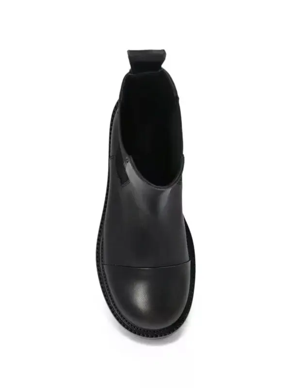 Moschino Leather Chelsea Boots