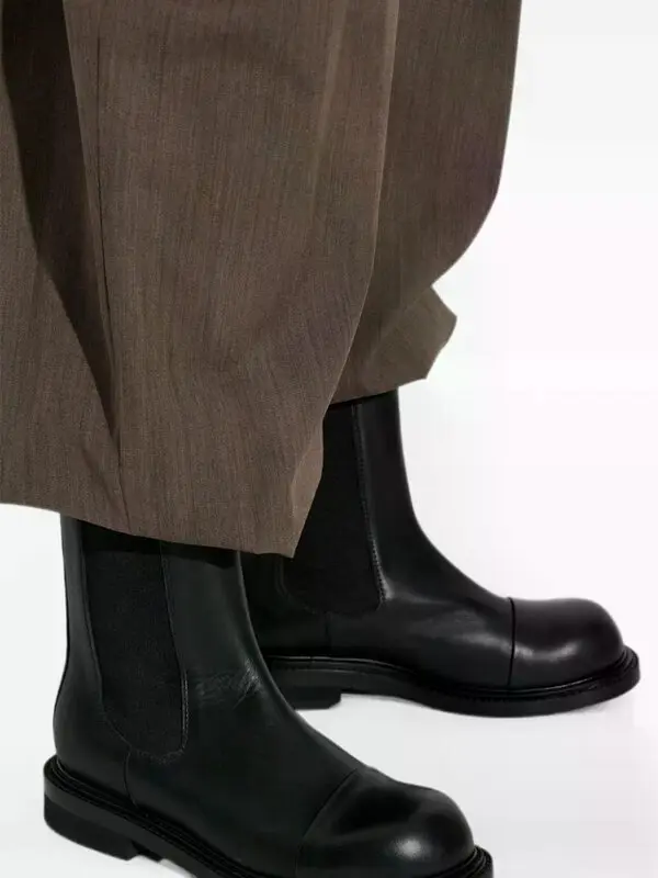 Moschino Leather Chelsea Boots