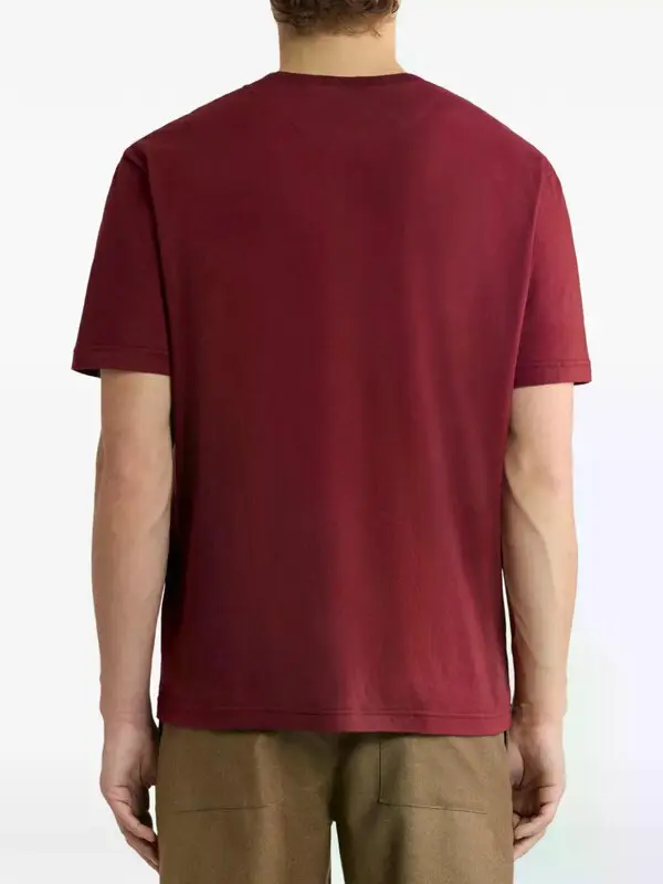 Etro Cotton Jersey T-shirt With Raised Pegaso Logo