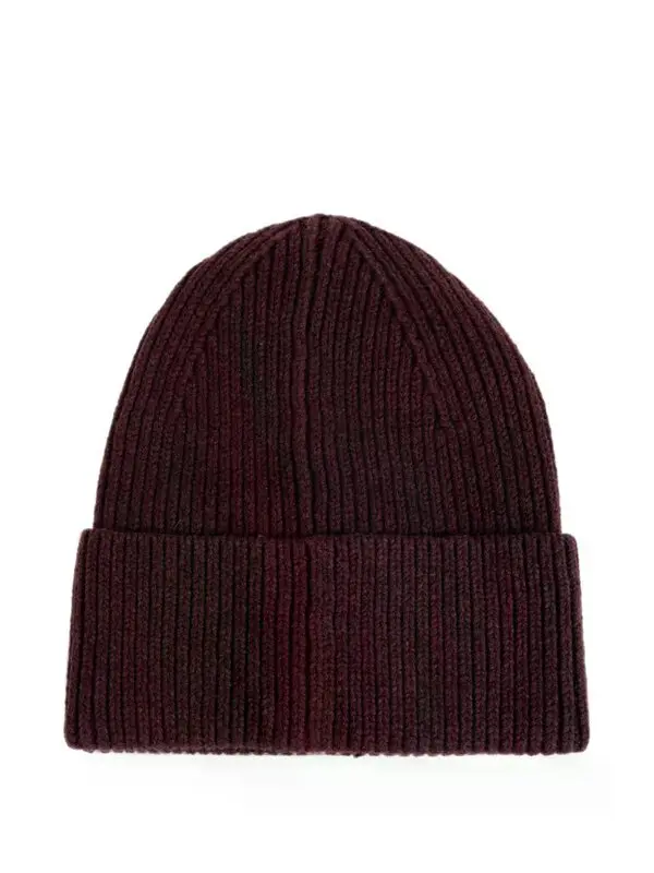 Isabel Marant Étoile Logo-embroidered Ribbed-knit Beanie Hat