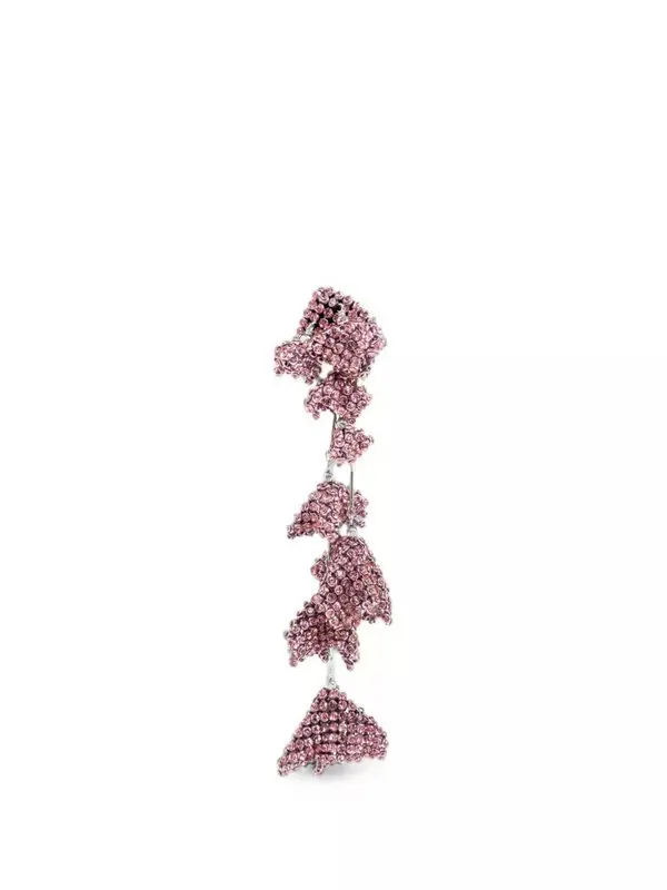 Isabel Marant Étoile Asymmetric Crystal Embellished Drop Earrings