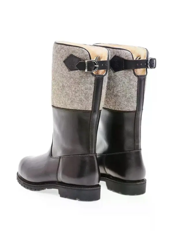 Ludwig Reiter Felt-panelled Leather Boots