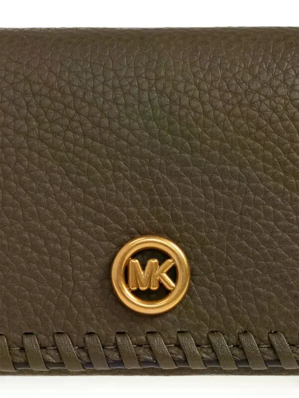 Michael Kors Logo-plaque Leather Wallet