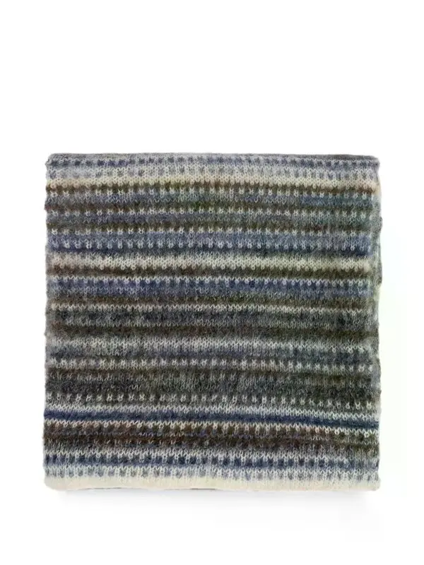 MARANT Mouna Fair Isle-knit Scarf