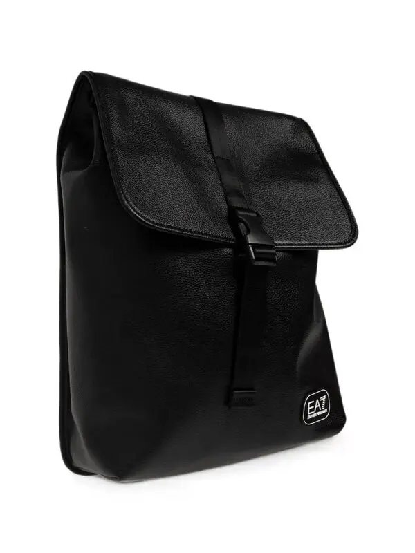 EA7 Logo-patch Buckle-fastening Backpack