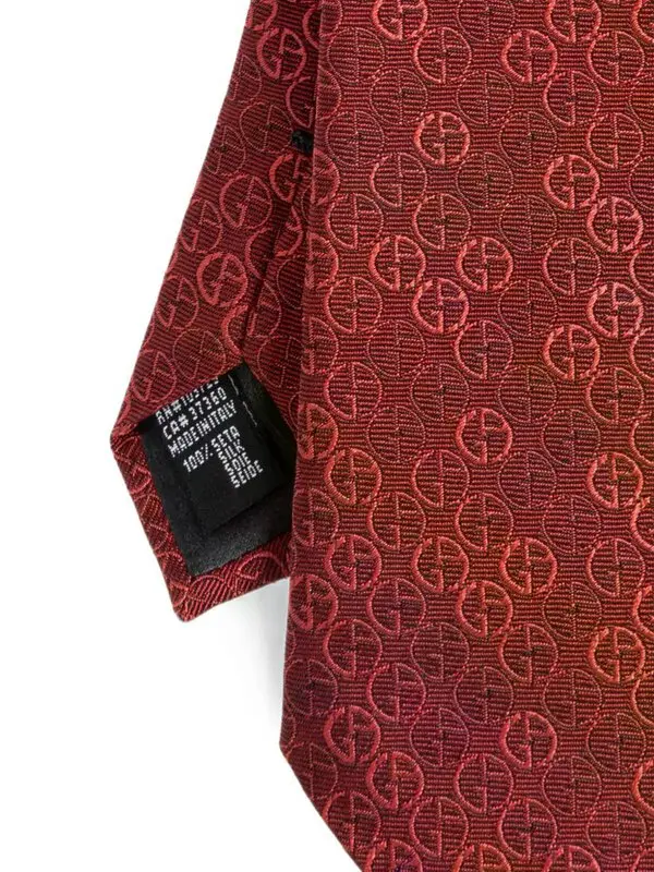 Giorgio Armani Logo-jacquard Pointed Tie