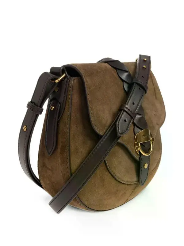 Isabel Marant Étoile Leather Crossbody Bag - Brown