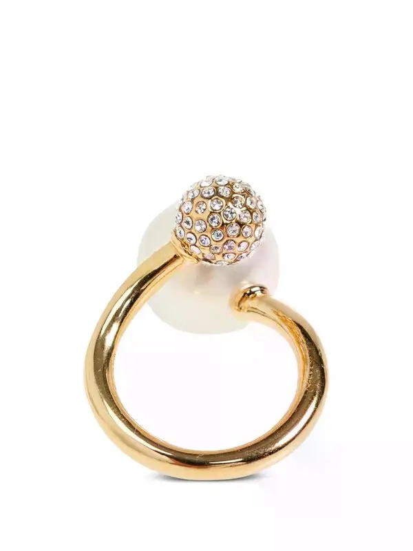 JIMMY CHOO Auri Pearl-embellished Ring