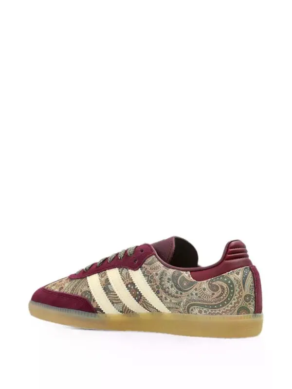 Adidas Samba Og Paisley Print Sneakers - Red