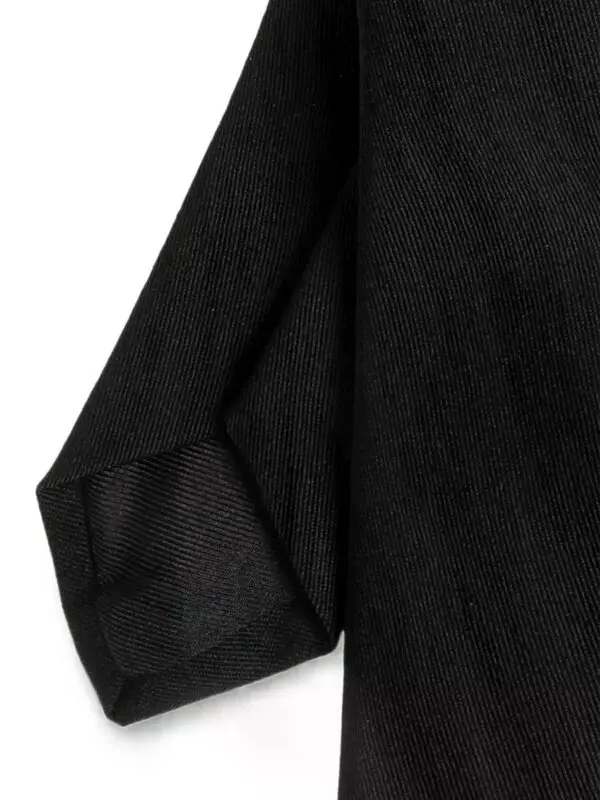 Balenciaga Logo-embroidered Wool Tie