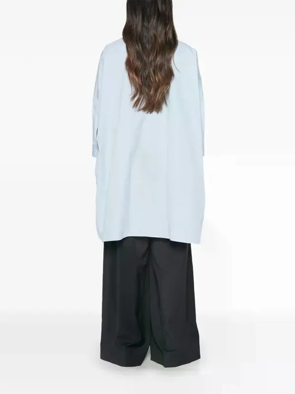 JIL SANDER Oversized Curved-hem Shirt